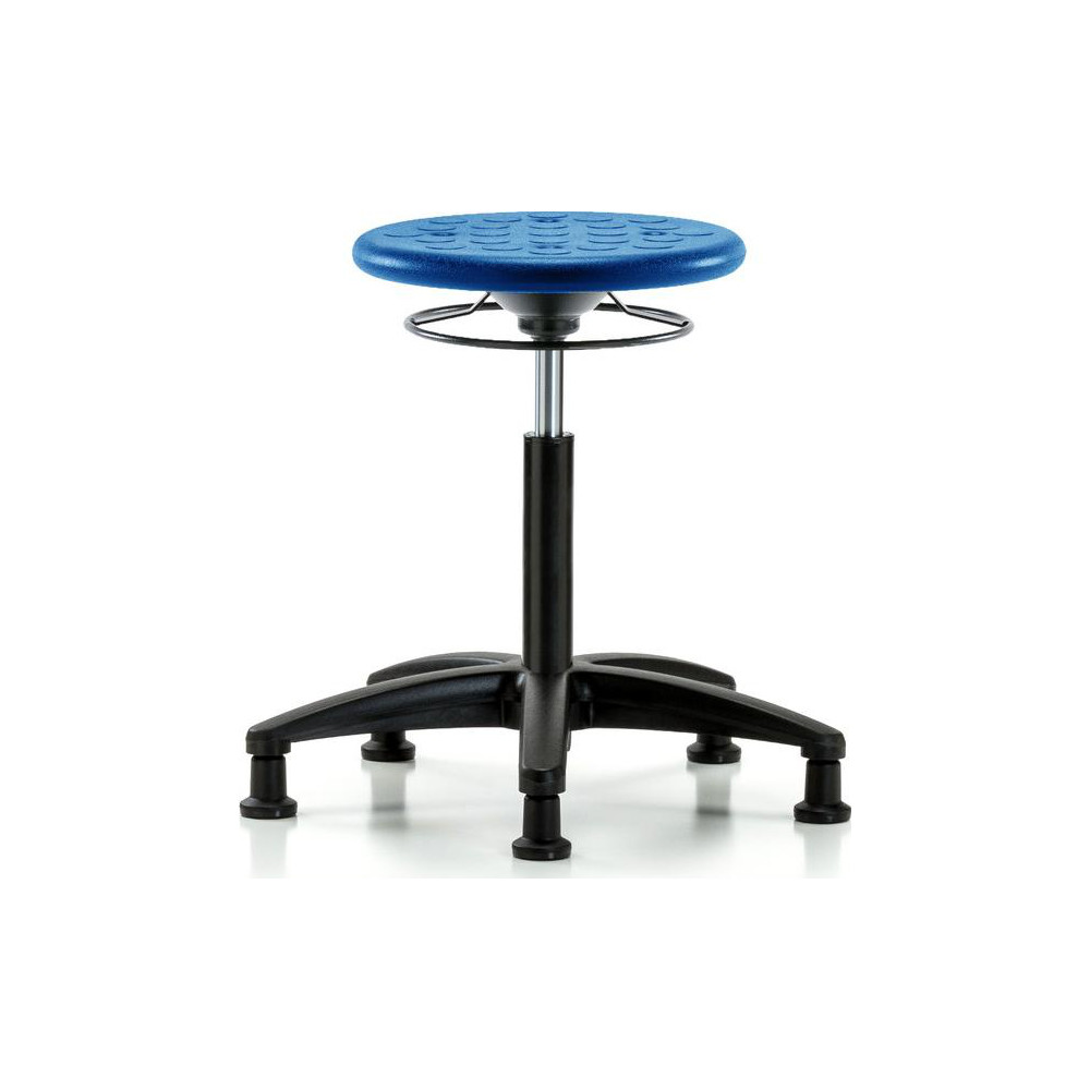 Blue Ridge Ergonomics - Lab Stool: Polyurethane, 24" Seat Width, 24 ...