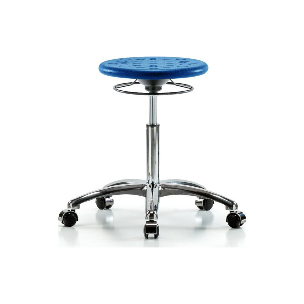 Blue Ridge Ergonomics - Lab Stool: Polyurethane, 25" Seat Width, 25 ...