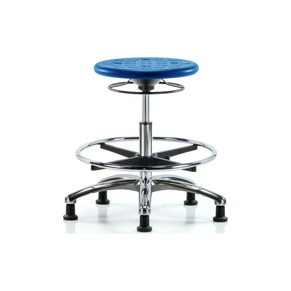 Blue Ridge Ergonomics - Lab Stool: Polyurethane, 25" Seat Width, 25 ...