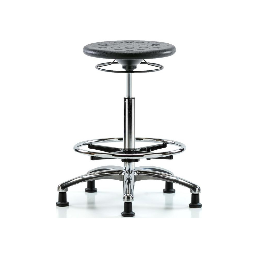 Blue Ridge Ergonomics - Lab Stool: Polyurethane, 25" Seat Width, 25 ...