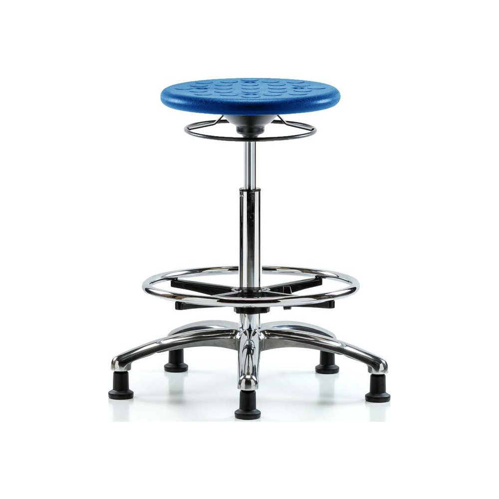 Blue Ridge Ergonomics - Lab Stool: Polyurethane, 25" Seat Width, 25 ...