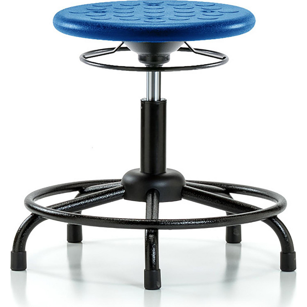 Blue Ridge Ergonomics - Lab Stool: Polyurethane, 24" Seat Width, 24 ...