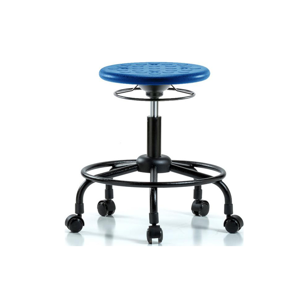 Blue Ridge Ergonomics - Lab Stool: Polyurethane, 24" Seat Width, 24 ...