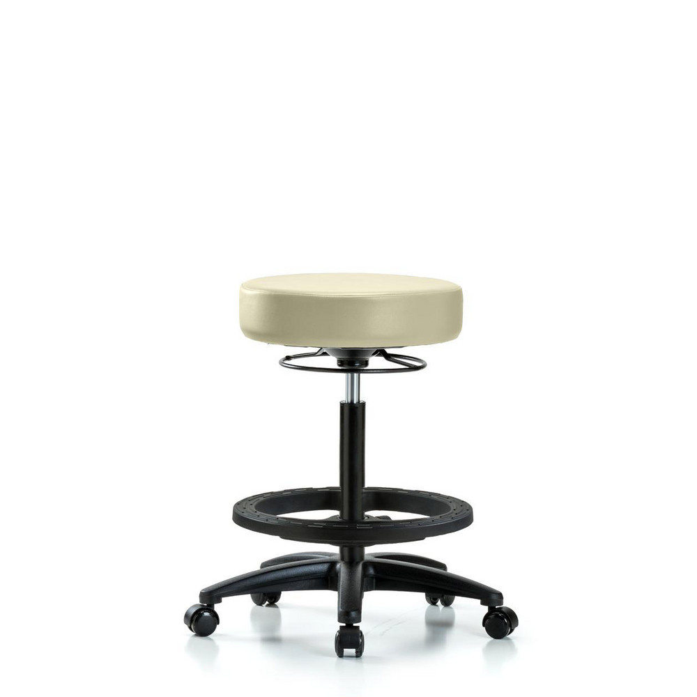 Blue Ridge Ergonomics - Lab Stool: Vinyl, 24" Seat Width, 24" Seat ...