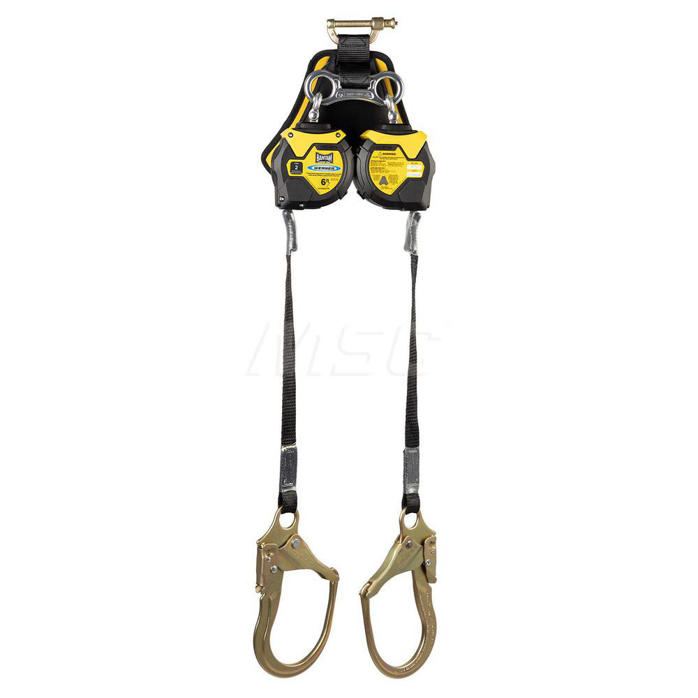 Werner - Self-Retracting Lifeline: 6.00' Long, 310 lb Capacity, Kevlar ...