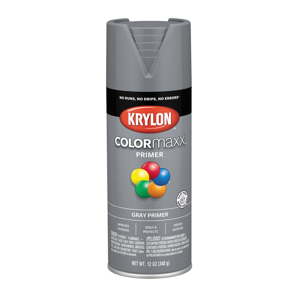 Krylon - 12OZ CAN GRAY COLORMAXX PRIMER SPRAY | MSC Direct