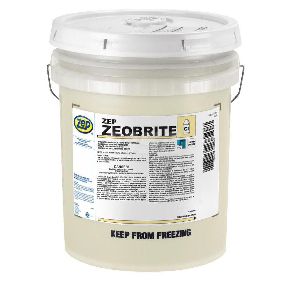 ZEP - ZeoBrite Liquid Bleach: Liquid, 5 gal Pail | MSC Direct