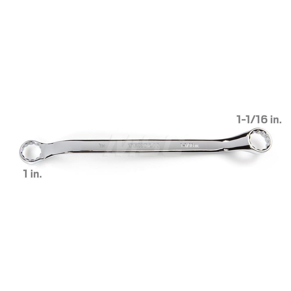 Tekton - Offset Box End Wrench: 1 x 1-1/16", 12 Point, Double End | MSC ...