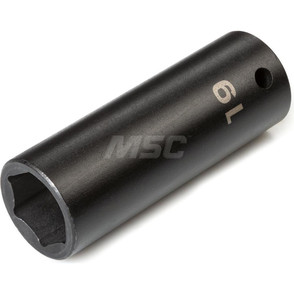 Tekton - Impact Socket: 1/2" Drive, 19 mm Socket, Hex Drive | MSC Direct