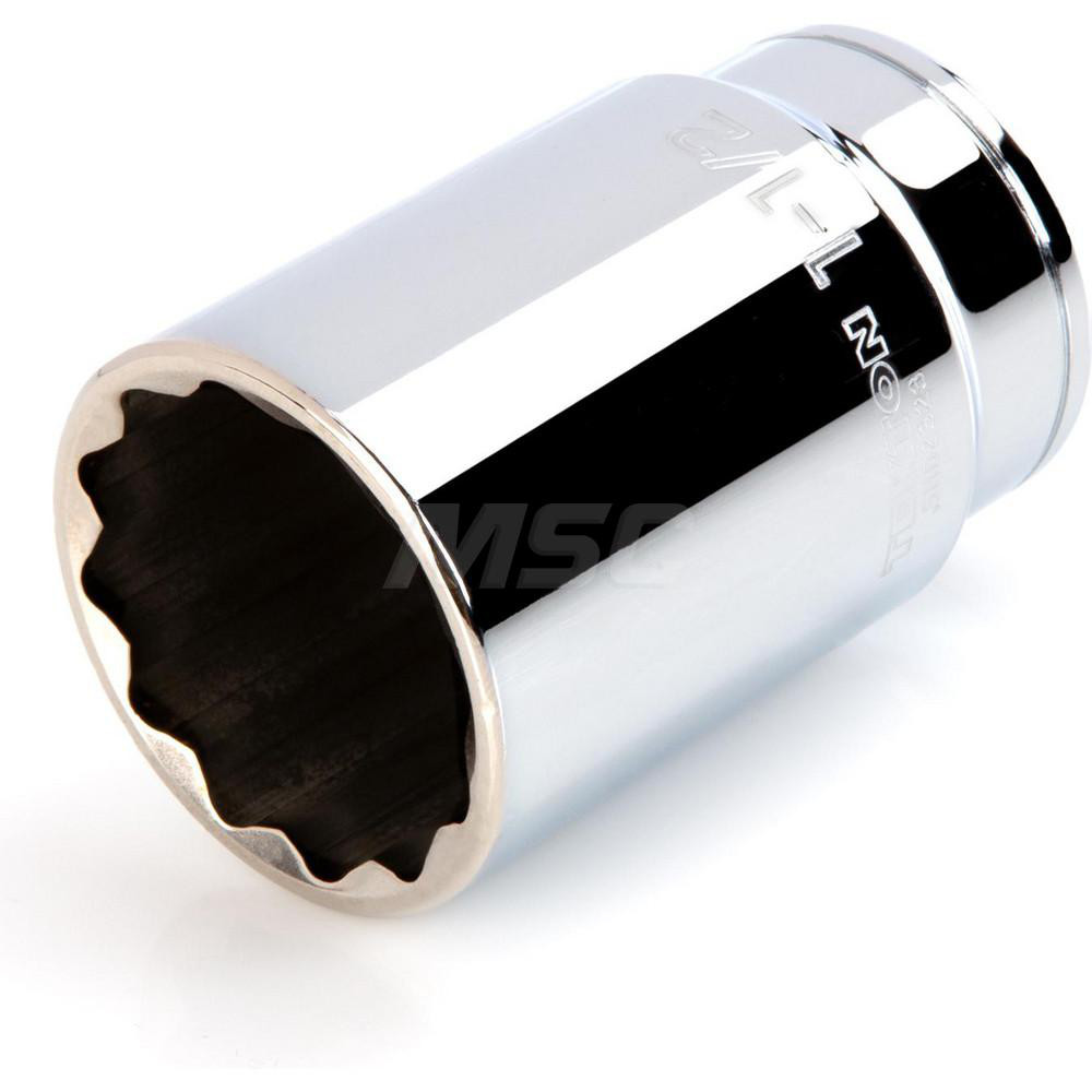 Tekton - Standard Hand Socket: 1/2" Drive, 1-1/2" Socket, 12-Point ...