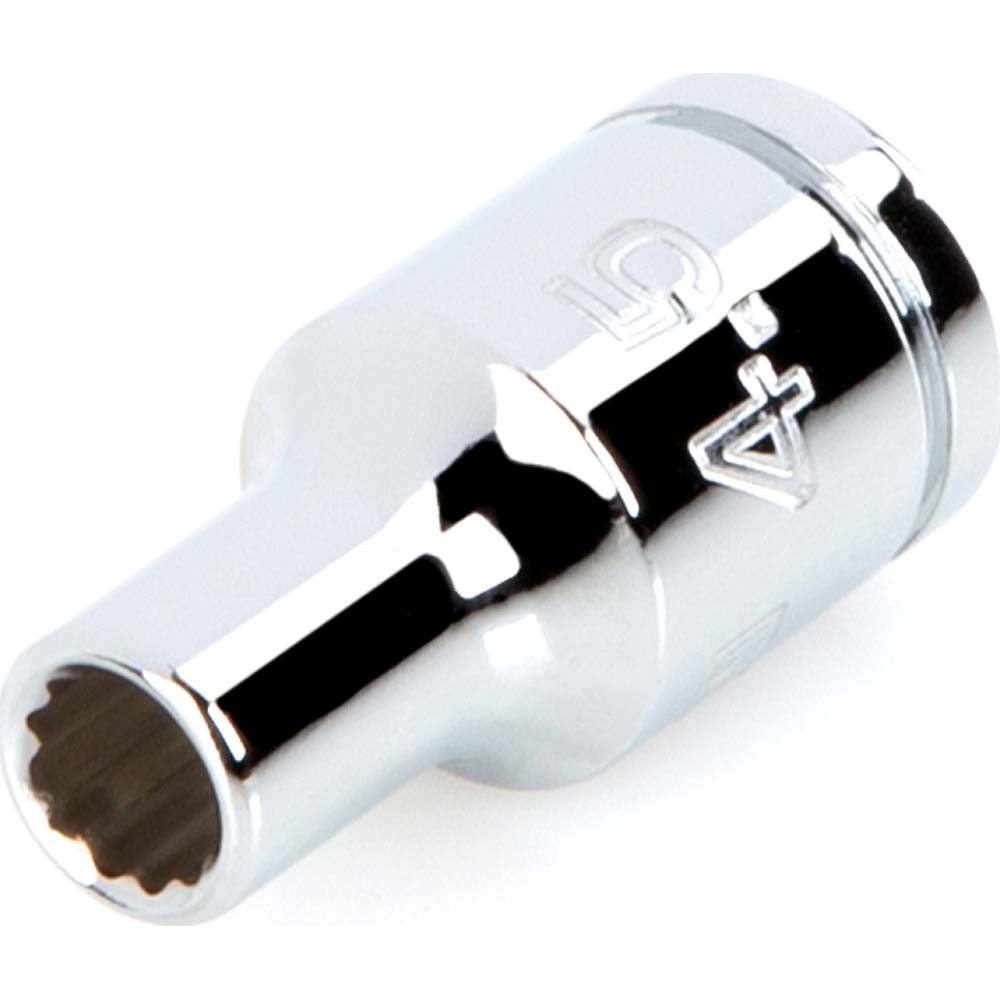 Tekton - Standard Hand Socket: 1/4" Drive, 4.50 mm Socket, 12-Point ...