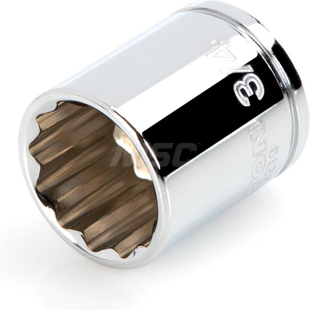 Tekton - Standard Hand Socket: 3/8" Drive, 3/4" Socket, 12-Point | MSC ...