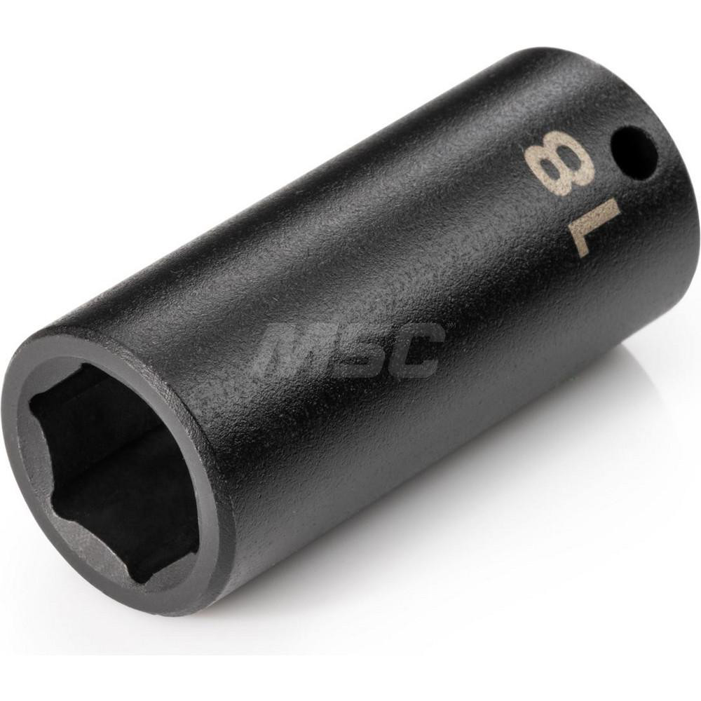 Tekton - Impact Socket: 3/8" Drive, 18 mm Socket, Hex Drive | MSC Direct