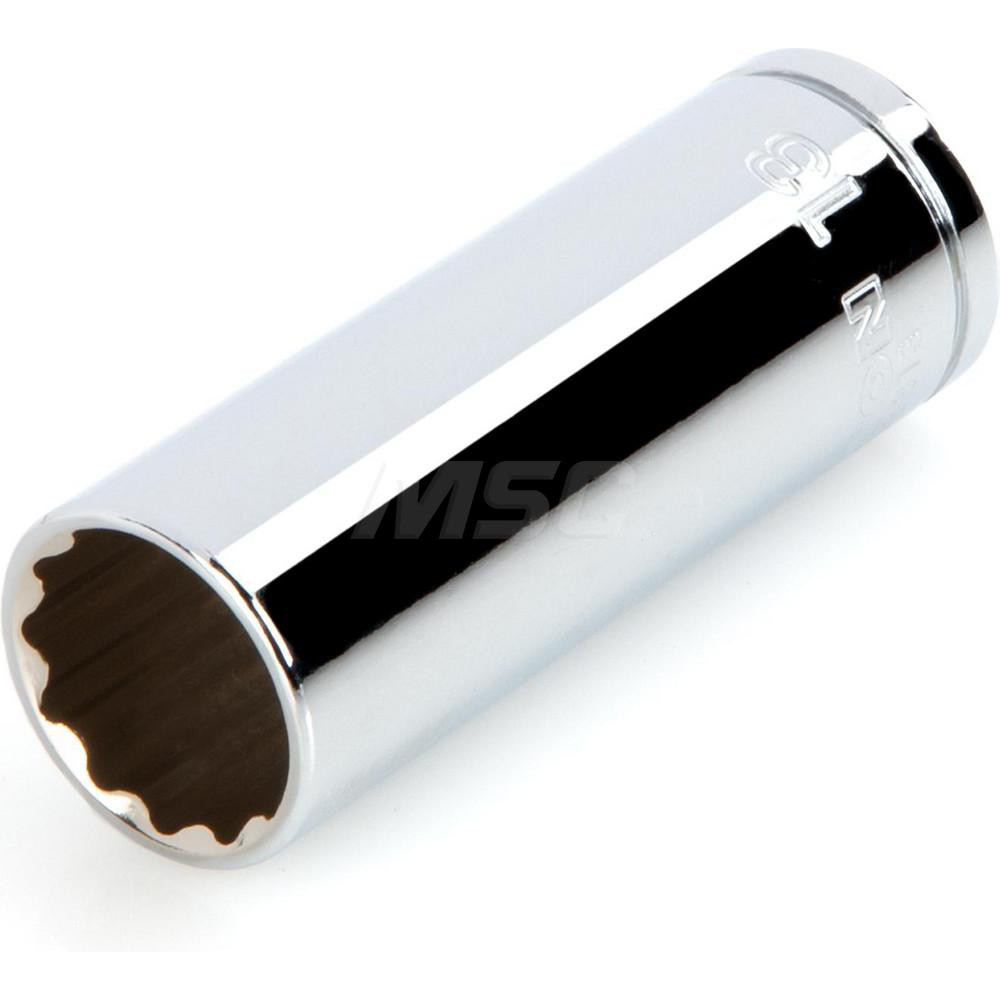 Tekton - Deep Hand Socket: 1/4" Drive, 13.00 mm Socket, 12-Point | MSC ...