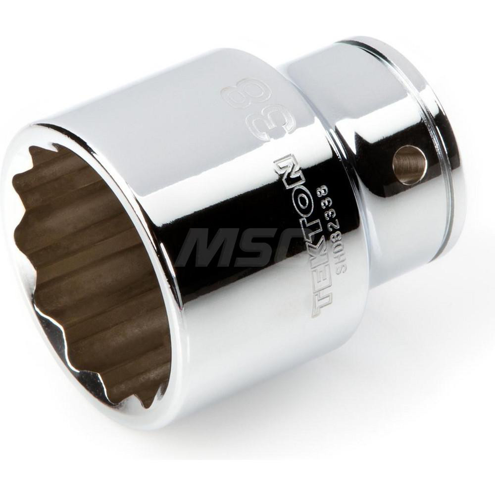 Tekton - Standard Hand Socket: 3/4" Drive, 38.00 mm Socket, 12-Point ...