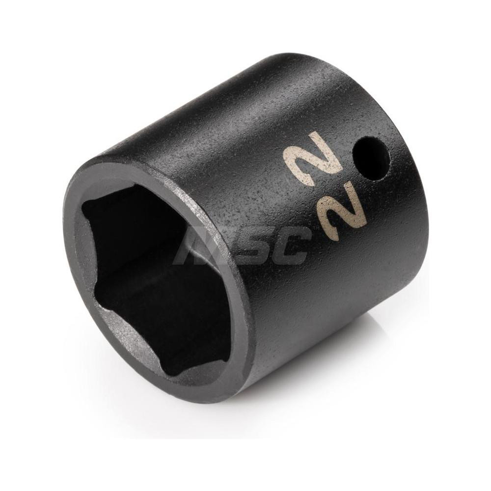 Tekton - Impact Socket: 3/8" Drive, 22 mm Socket, Hex Drive | MSC Direct