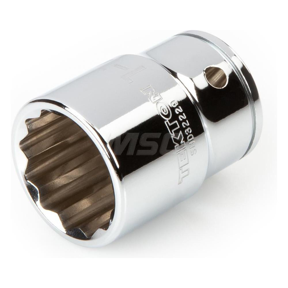 Tekton - Standard Hand Socket: 3/4" Drive, 1-1/8" Socket, 12-Point ...