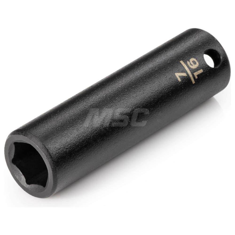 Tekton - Impact Socket: 3/8" Drive, 7/16" Socket, Hex Drive | MSC Direct