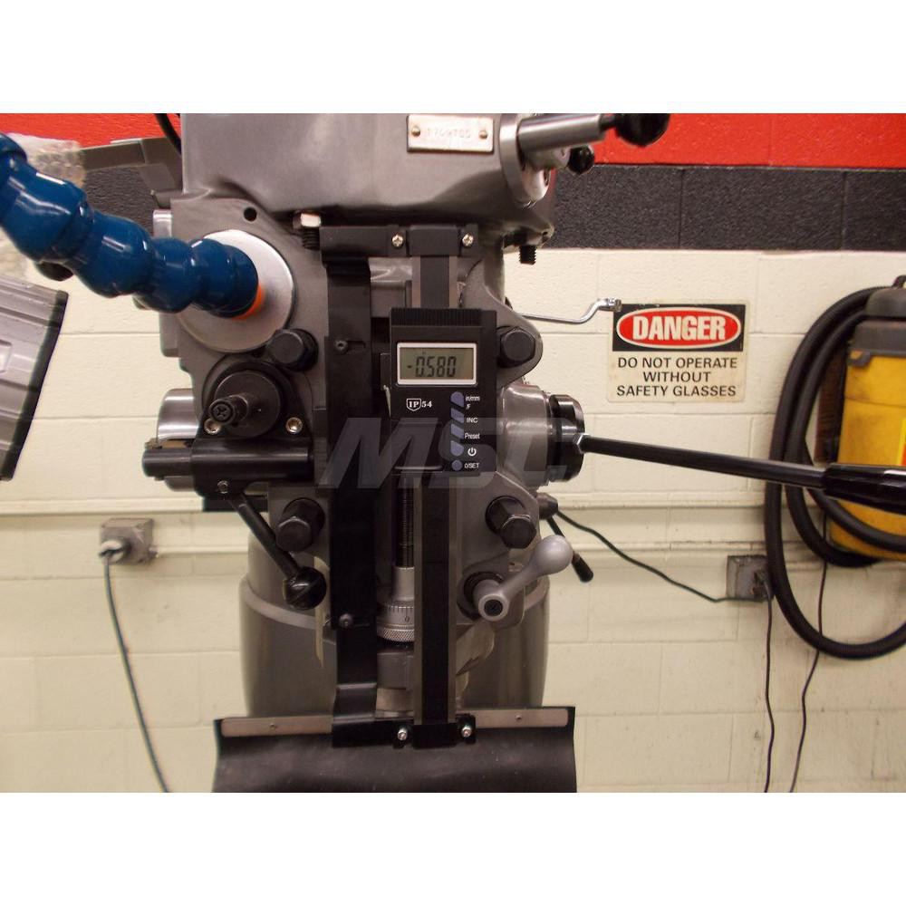 iGaging - Drill Press DRO System: 1 Axis, Electromagnetic Scale, 5.5" X ...