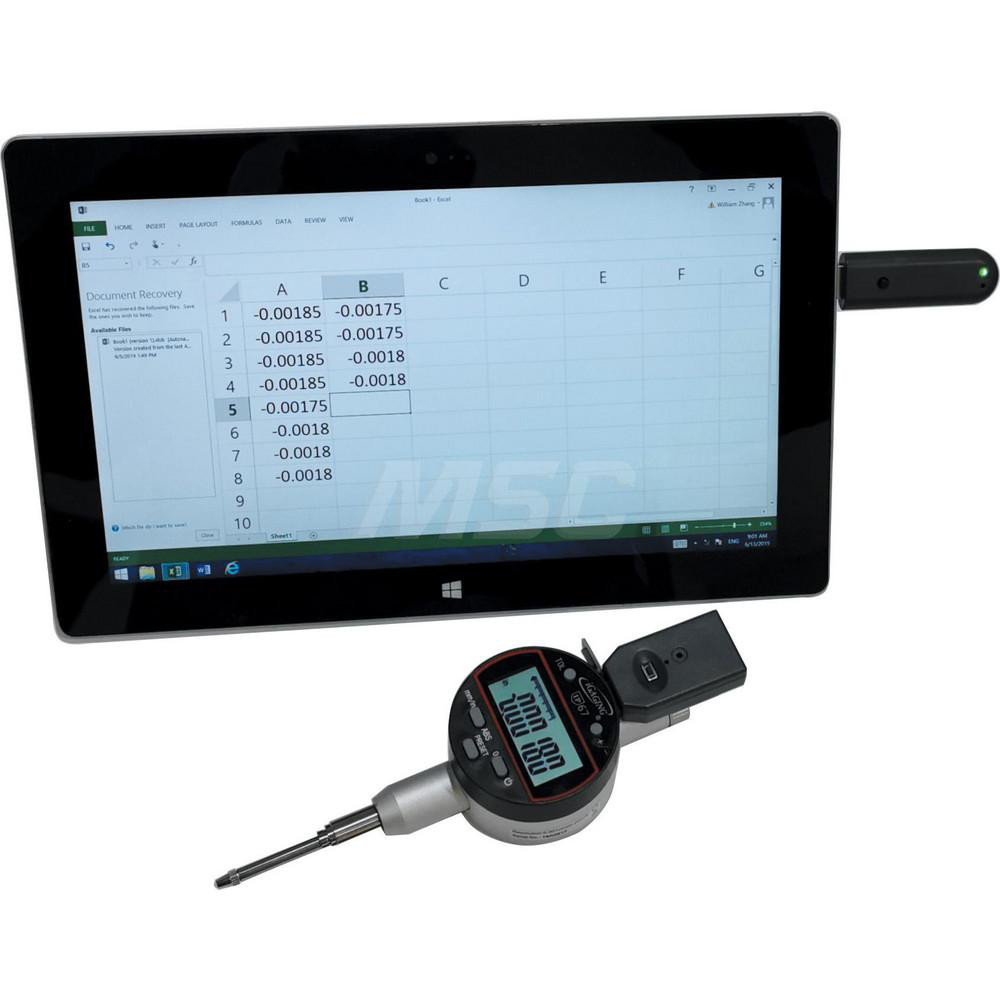 iGaging - LCD Digital Electronic Drop Indicator: 2" Max, 0.0004 ...