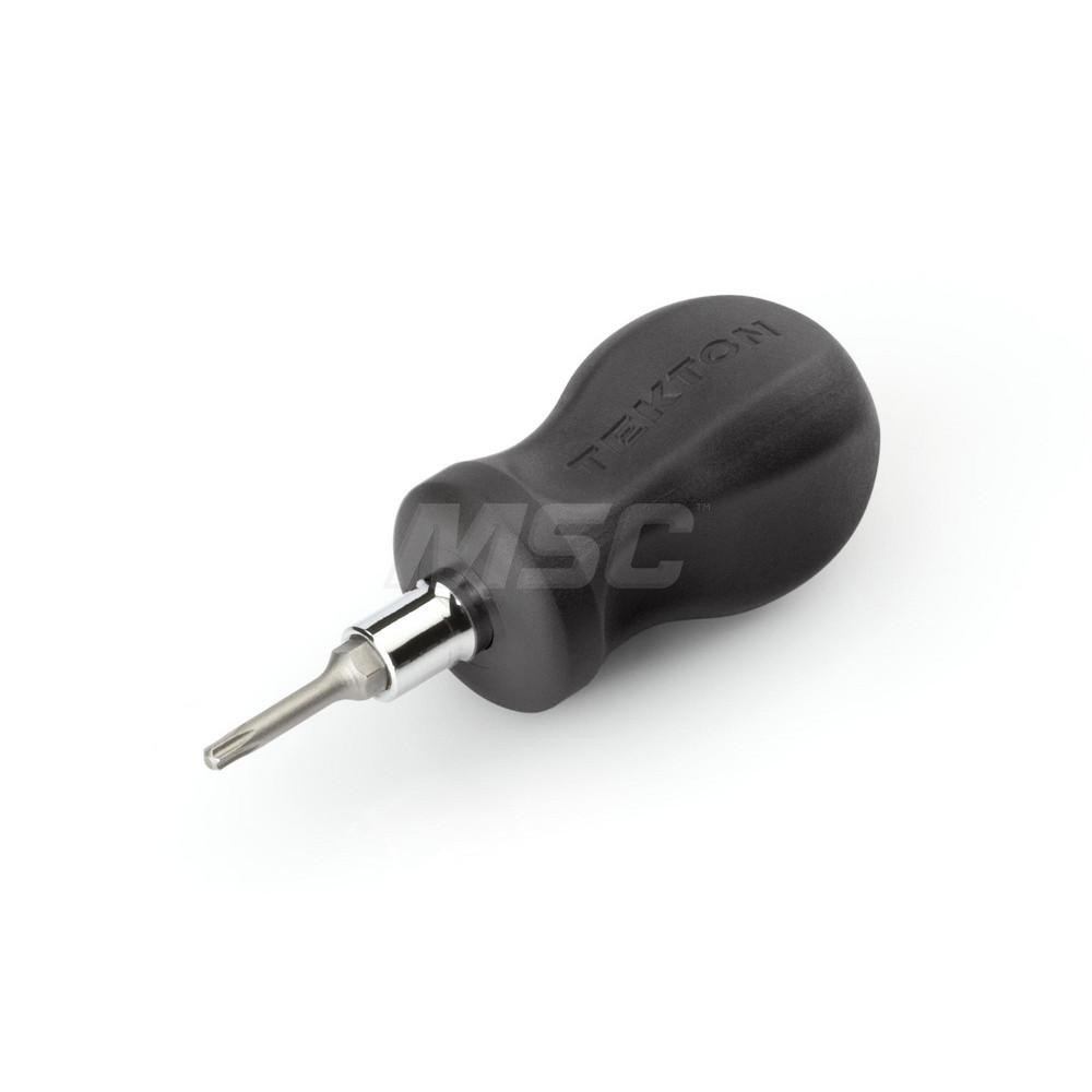 Tekton - 3-in-1 Stubby Torx Driver (T10 x T15, Black) | MSC Direct