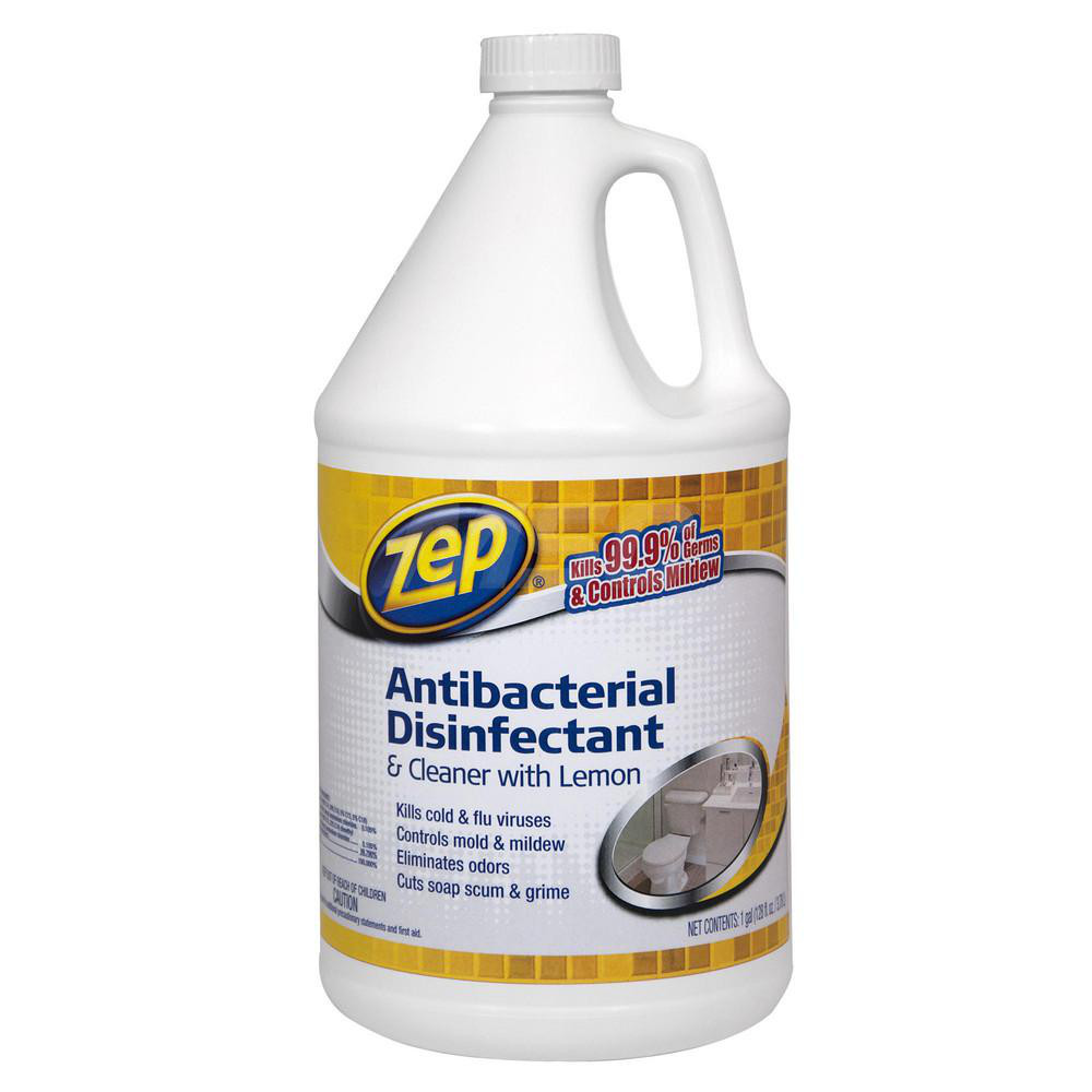ZEP - Antibacterial Disinfectant Cleaner with Lemon, 1 gal, Lemon Scent ...