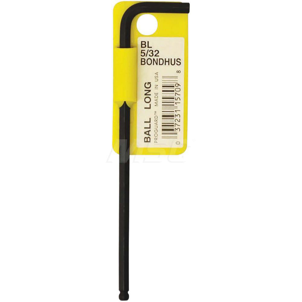 Bondhus - L-Handle Hex Key: 5/32", Ball End, Long Arm | MSC Direct