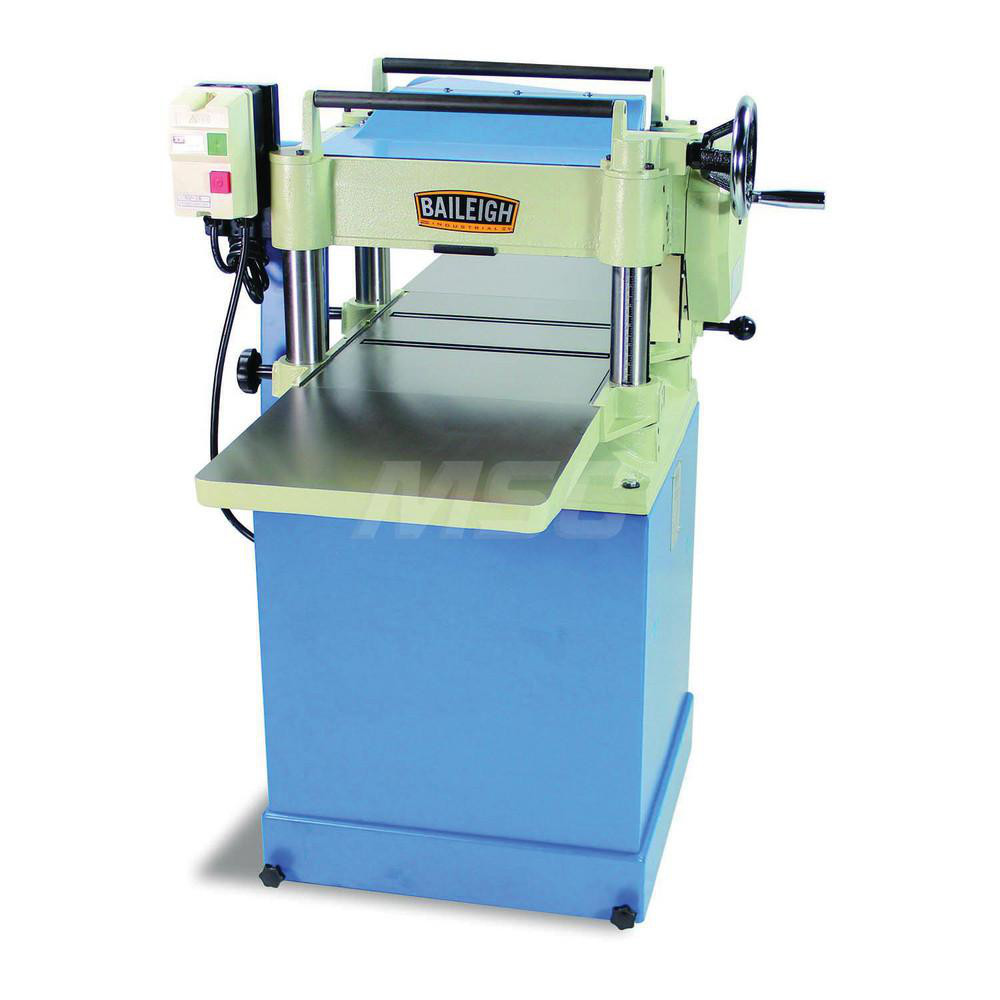 Baileigh - Planer Machines; Cutting Width (Inch): 15; Depth of Cut ...