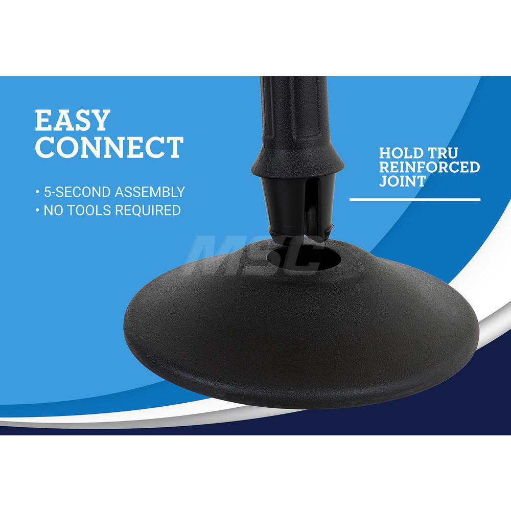 US Weight - Barrier Warning Post Frame: High Density Polyethylene ...