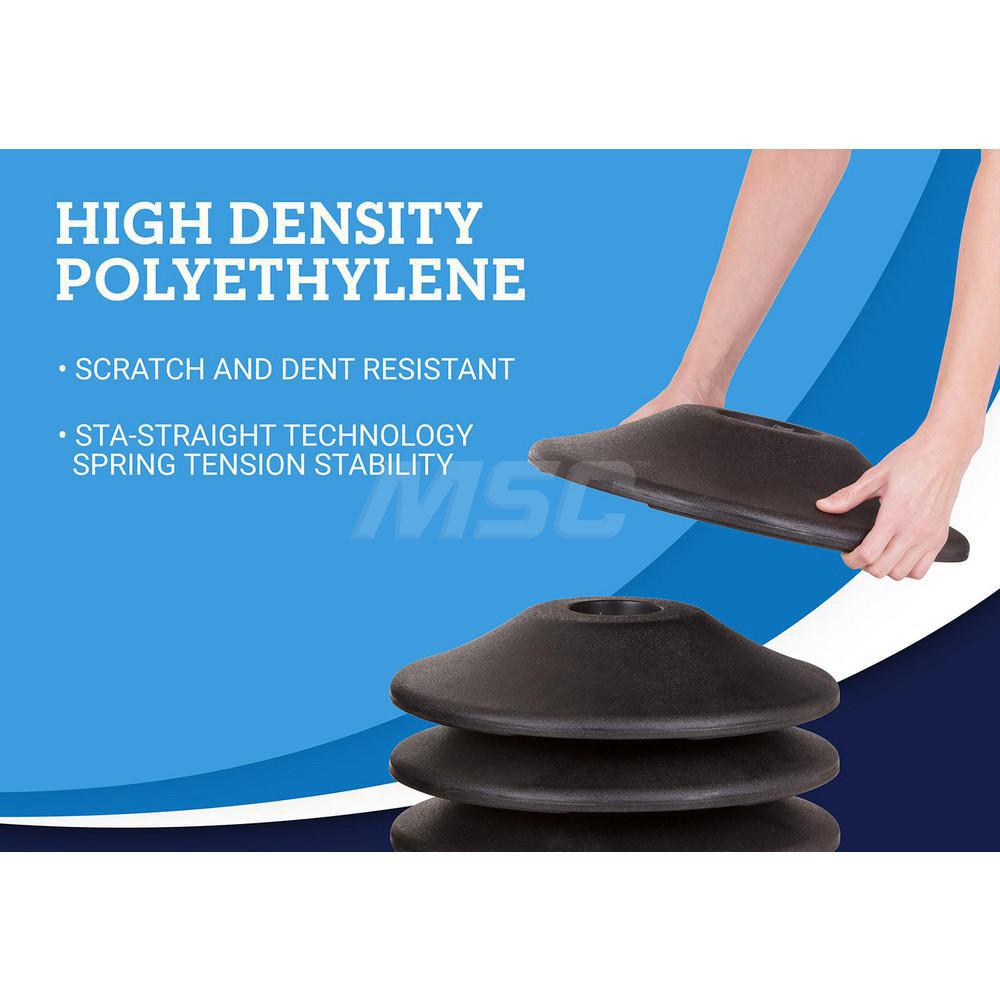 US Weight - Barrier Warning Post Frame: High Density Polyethylene ...