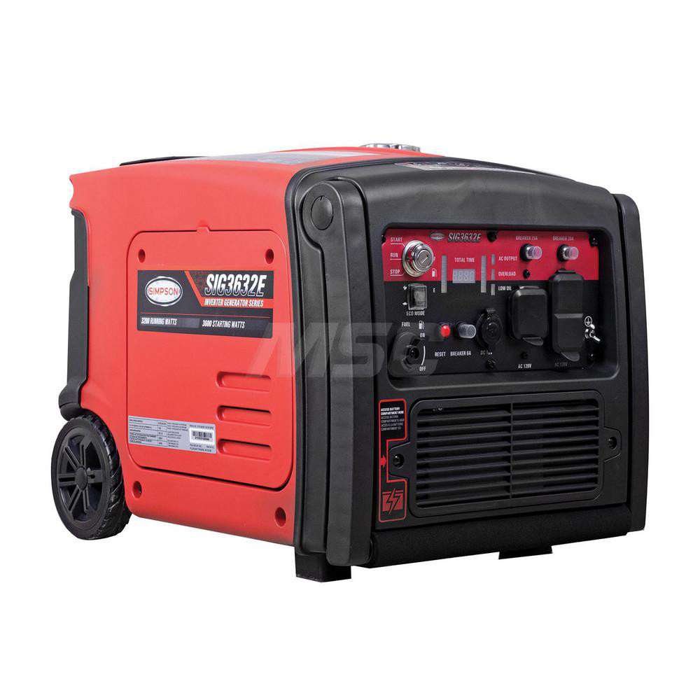 Simpson - Portable Power Generator: Gasoline, Recoil | MSC Direct