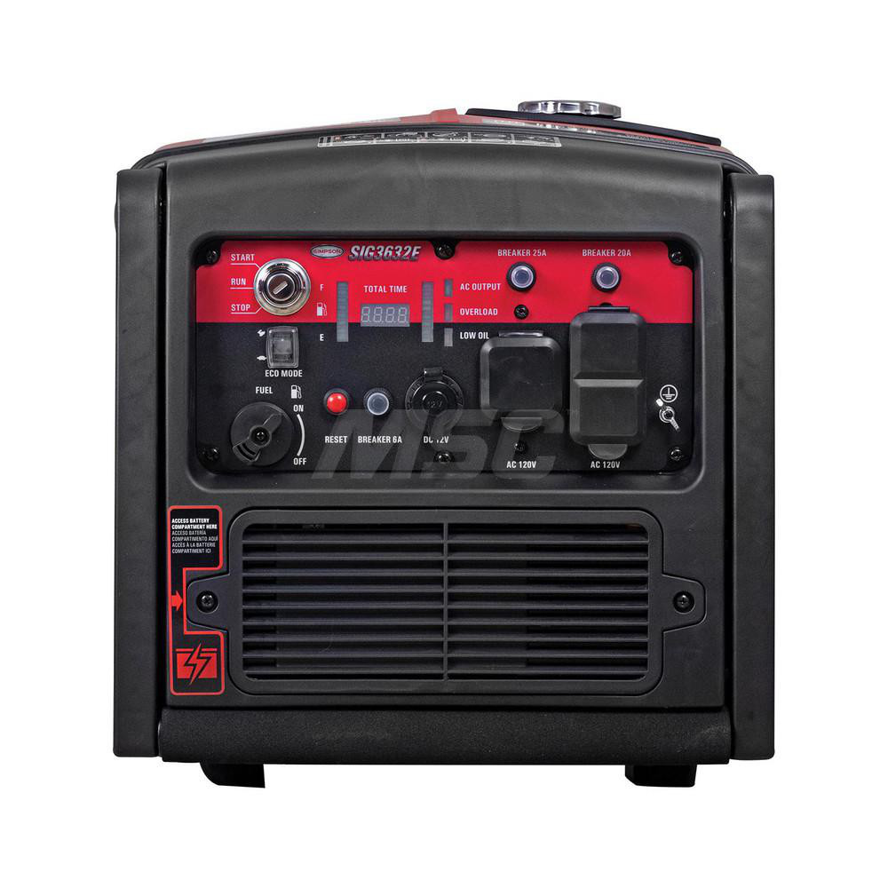 Simpson - Portable Power Generator: Gasoline, Recoil | MSC Direct