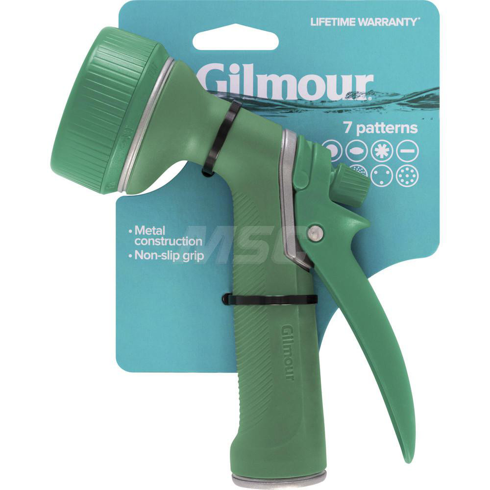 Gilmour - Garden Hose Pre-Set & Watering Nozzle: 3/4" GHT, Plastic ...