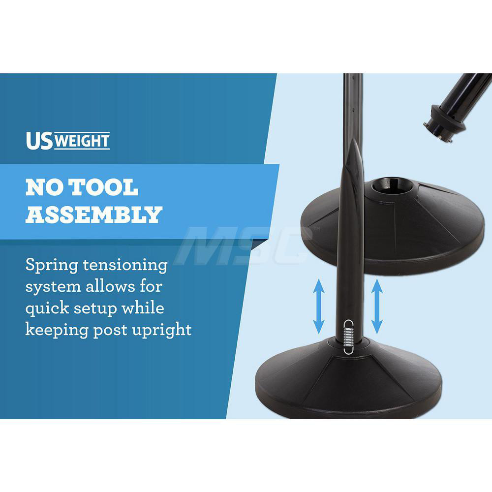 US Weight - 4' Sign Post and 40lb. Base Kit | MSC Direct