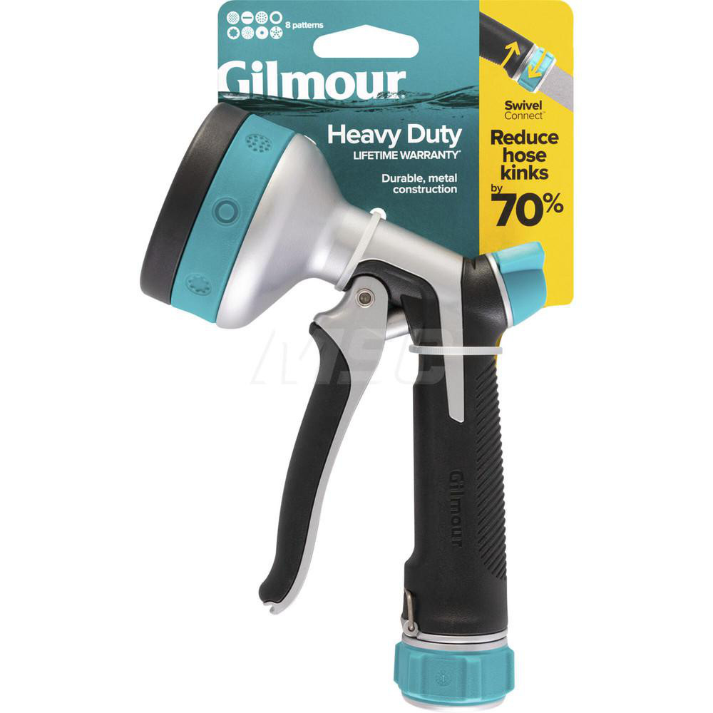 Gilmour - Garden Hose Pre-Set & Watering Nozzle: 3/4" GHT, Metal ...