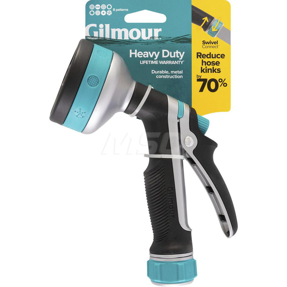 Gilmour - Garden Hose Pre-Set & Watering Nozzle: 3/4" GHT, Metal ...
