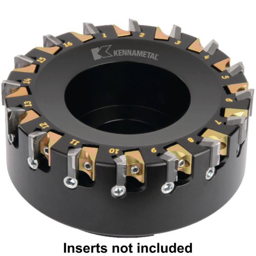 Kennametal - Indexable Square-Shoulder Face Mill: KBDM250SD16, 0.1930 ...