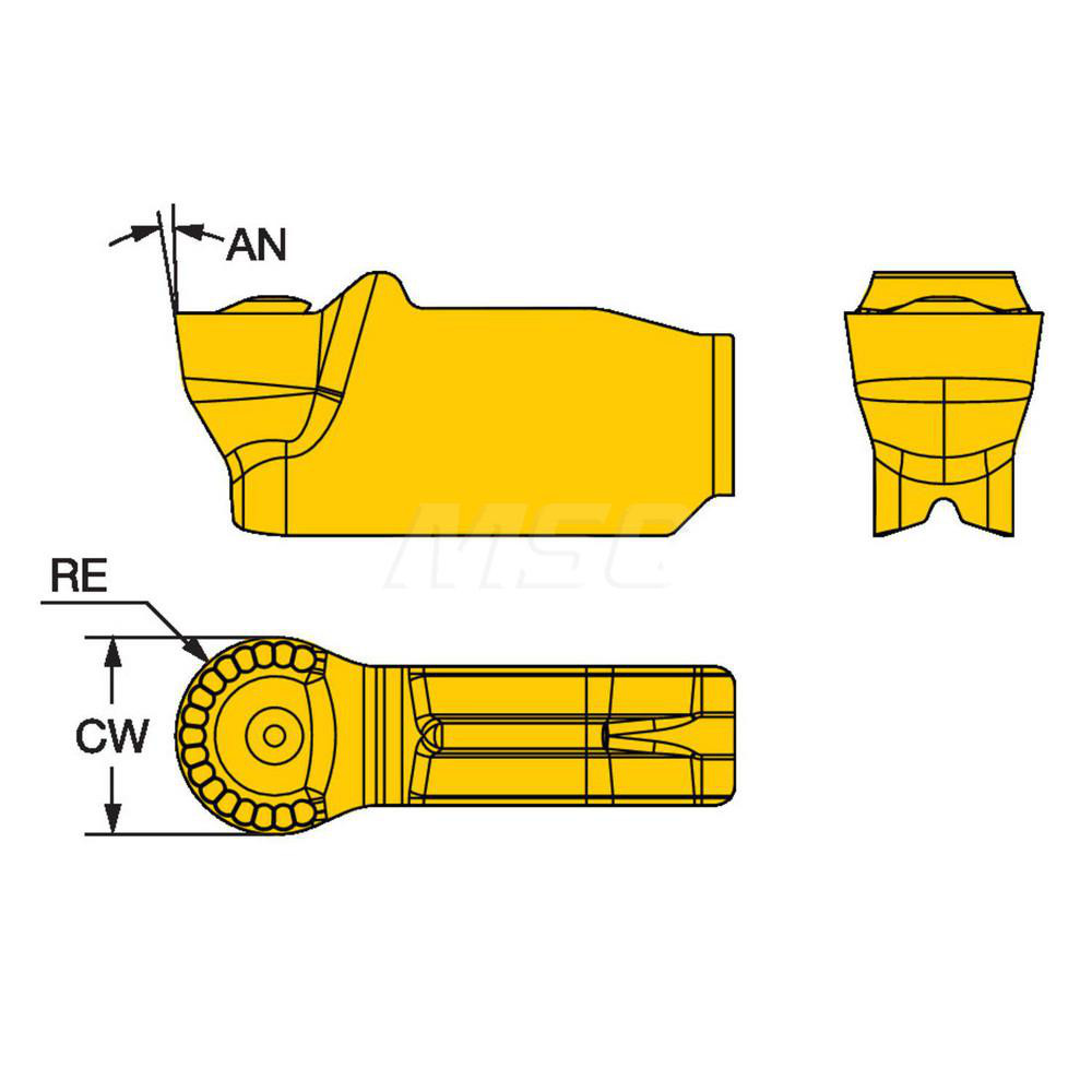 Sandvik Coromant - Profiling Insert: QI-NG-0300-RM 1125, Carbide | MSC ...