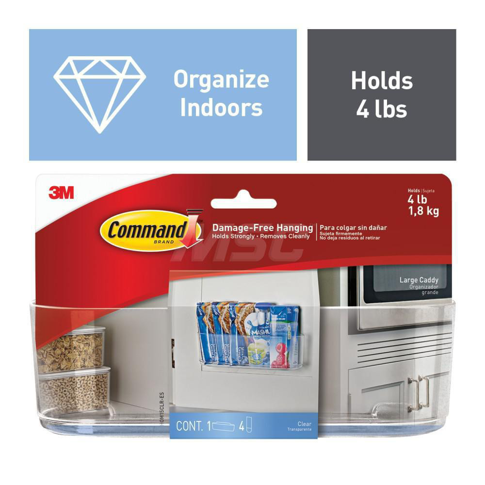 Command - Compartment Storage Boxes & Bins; Type: Caddy | MSC Direct