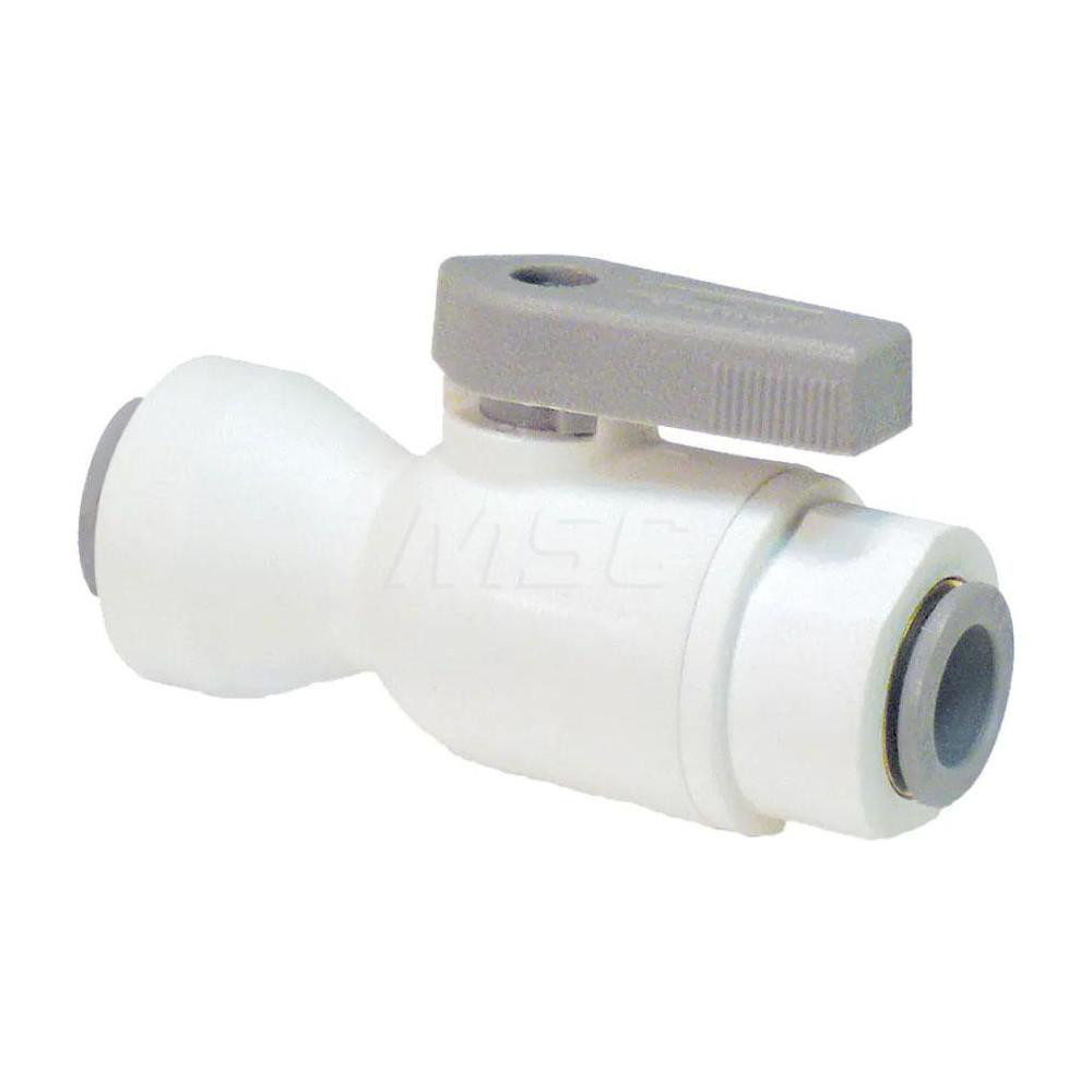 Parker - Manual Ball Valve: NPTF Port, Polypropylene | MSC Direct