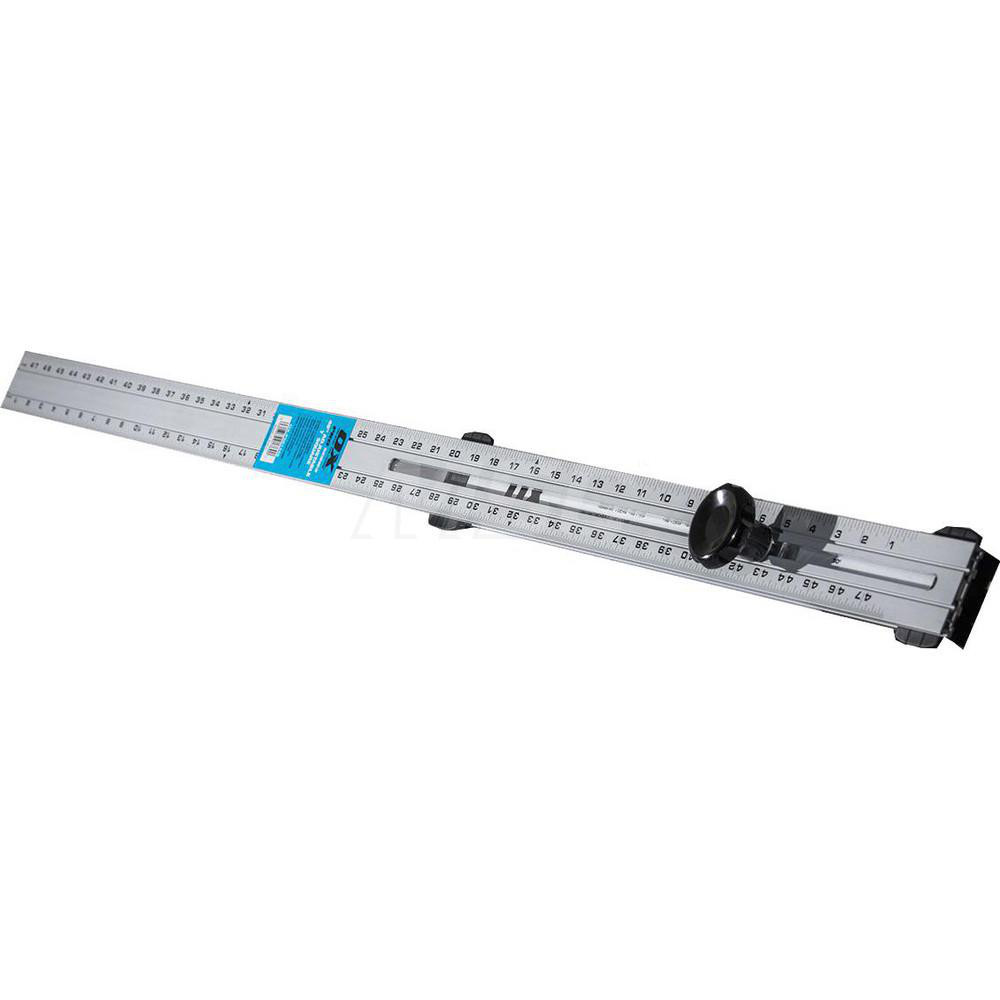 Ox Tools - Steel Rule: 48" OAL, Inch Graduation, Rigid | MSC Direct
