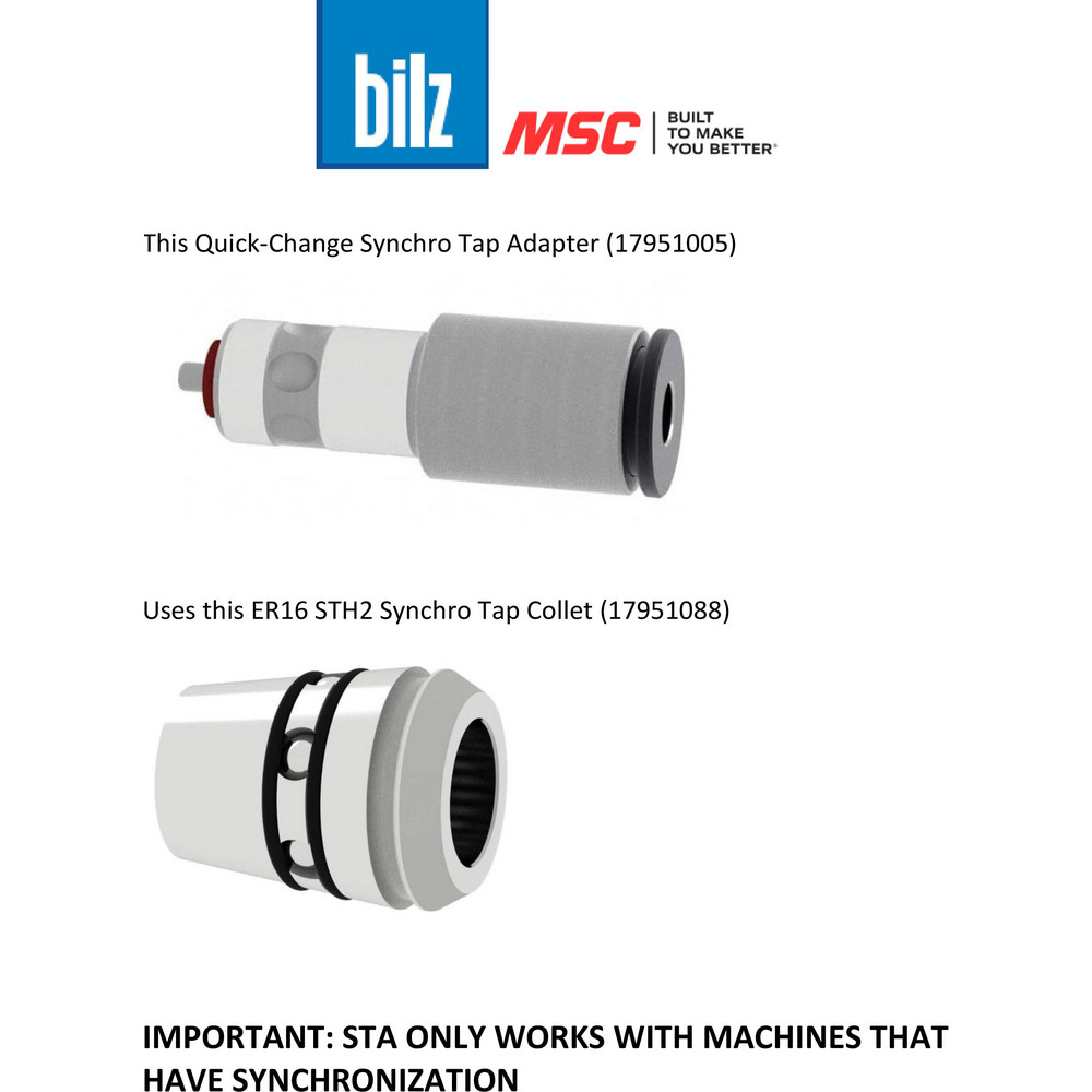 Bilz - Tapping Adapter: #2 Adapter | MSC Direct