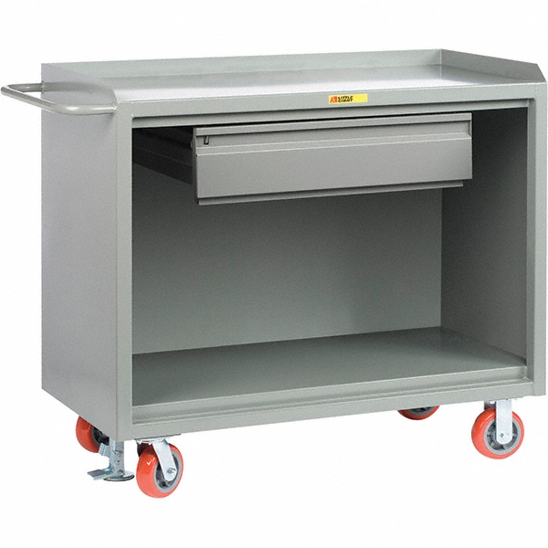 Little Giant® - Mobile Service Workbench Mobile Work Center: 24" OAD, 1 ...