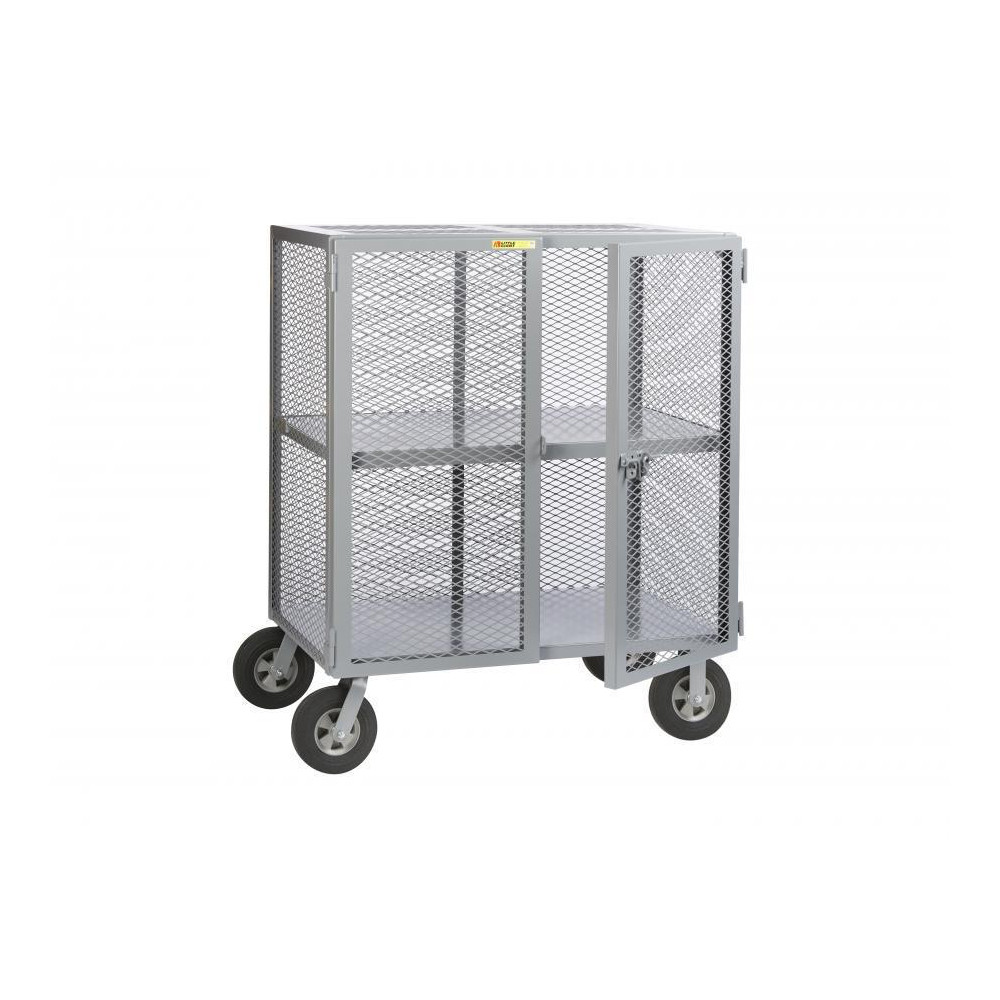 Little Giant® - Metal Security Cart: 1,500 lb Capacity, 1 Shelf | MSC ...