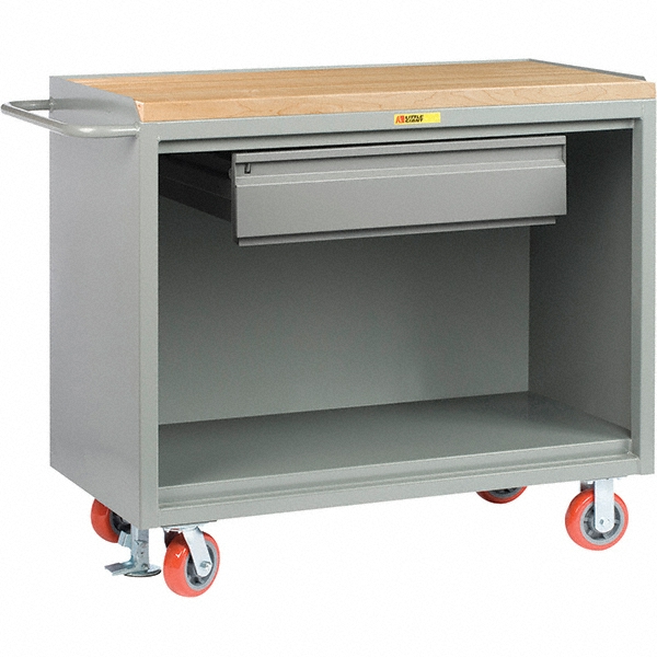 Little Giant® - Mobile Service Workbench Mobile Work Center: 24" OAD, 1 ...