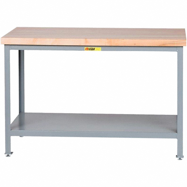 Little Giant® - Stationary Work Table: 48" Wide, 30" Deep, 32 to 35 ...