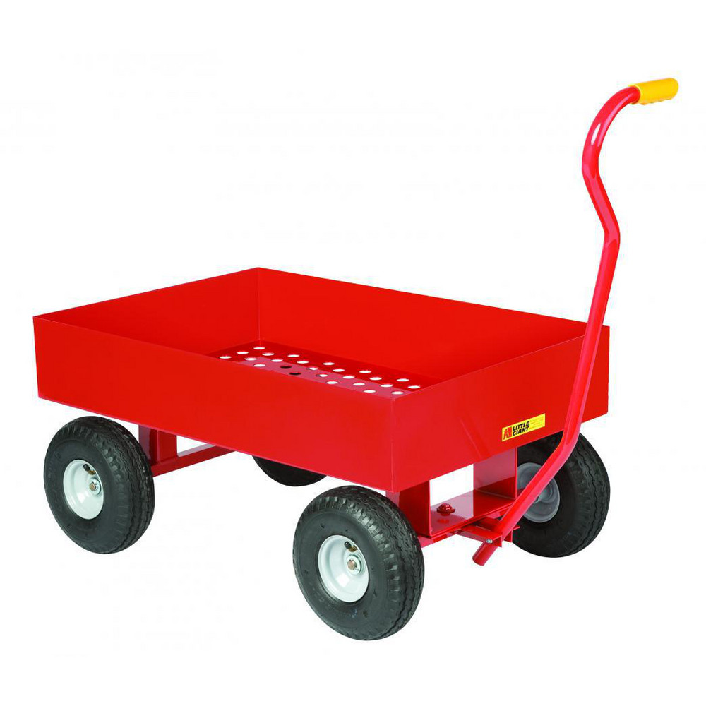 Little Giant® - Wagon Utility Cart: 36" Long, 24" Wide, Steel, 1200 lb ...