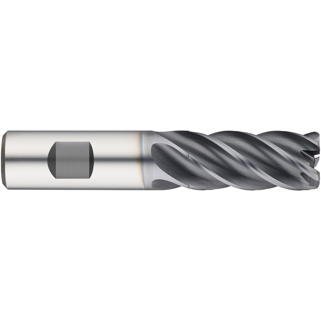 Guhring - RF 100 5 Speed Corner Radius End Mill: 1" Dia, 2" LOC, 0.1900 ...