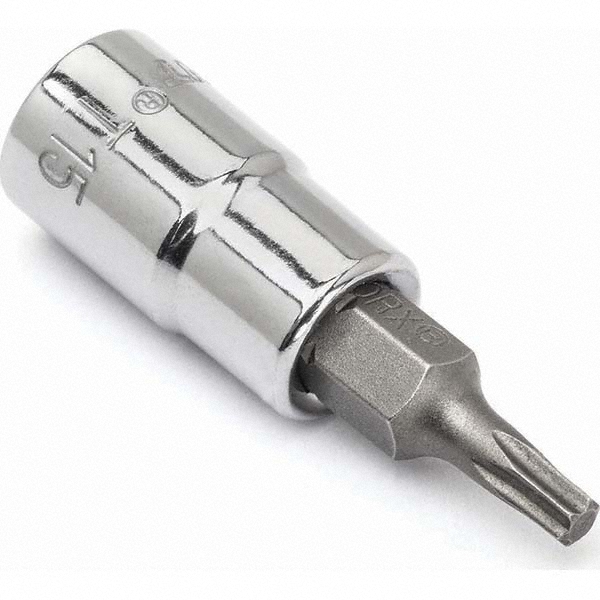 Crescent - Hand Torx Bit Socket: 1/4" Drive, T15 | MSC Direct