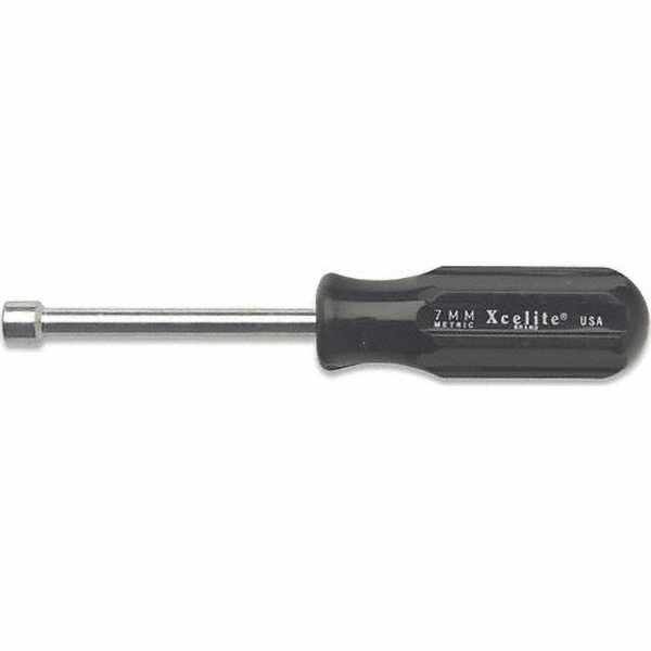 Xcelite - Nut Driver: Hollow Shaft, Plastic Handle, 6.15" OAL | MSC Direct